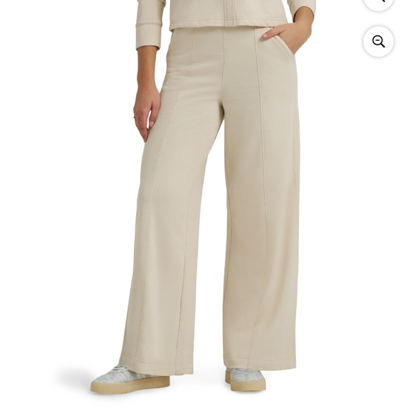 Lee | Pants & Jumpsuits | Lee Workwear Womens Cream Wideleg High Rise ...